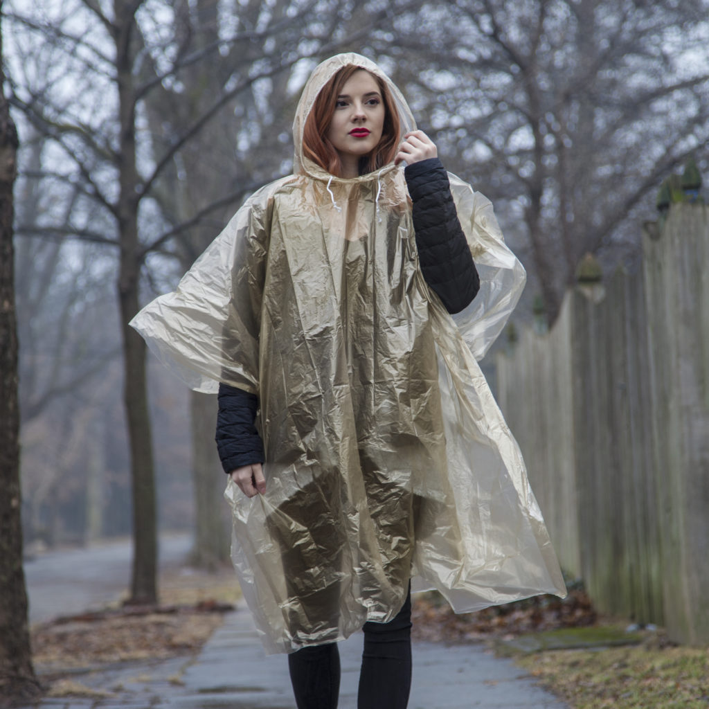 Disposable rain ponchos Disposable rain ponchos